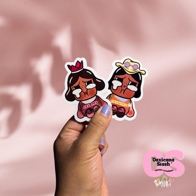 Cry Baby Popmart Stickers: Glossy Laptop, Notebook Decals - Etsy