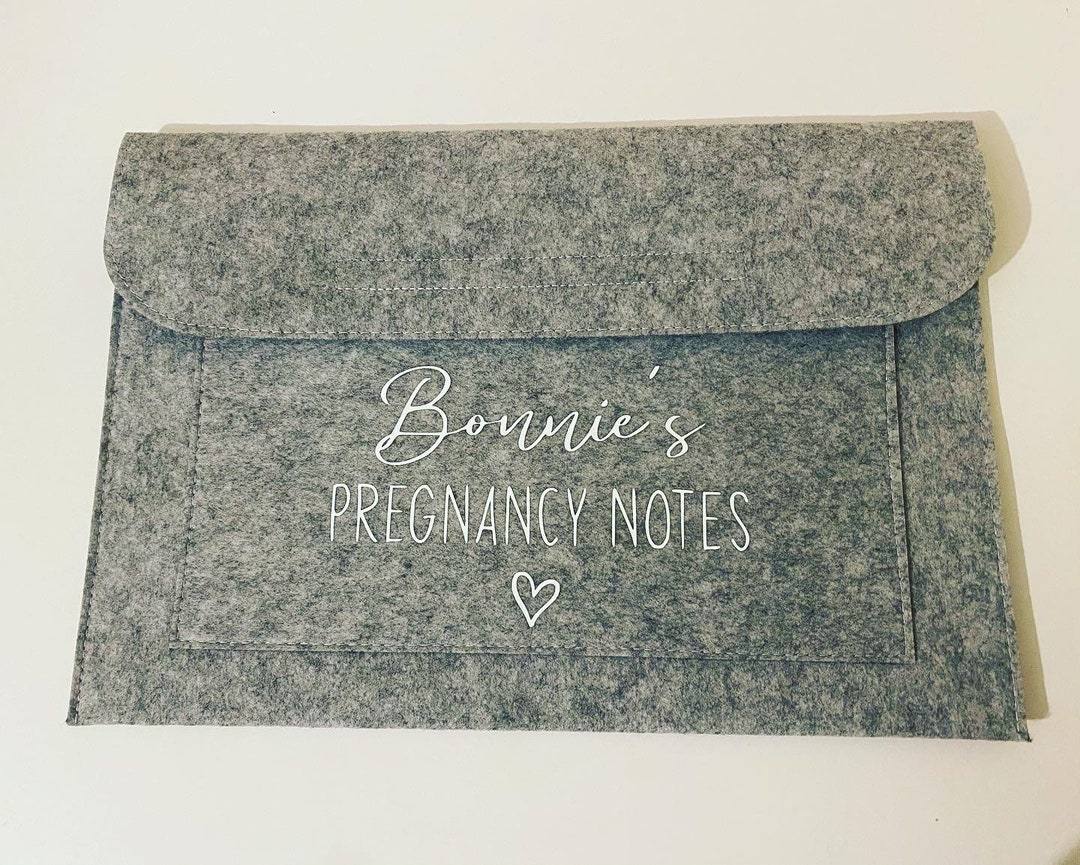 Personalised Pregnancy Notes Folder - Etsy UK