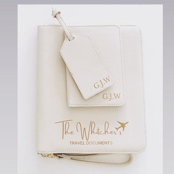 Personalised Travel Document Organiser - Etsy UK