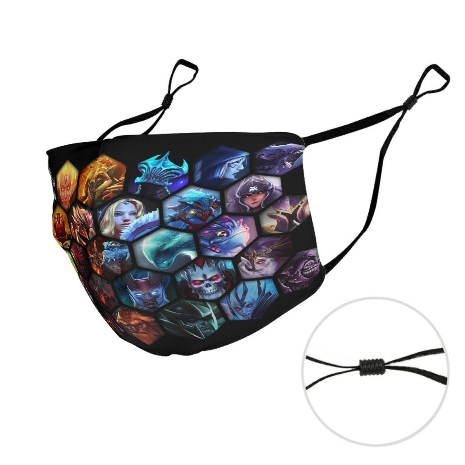 Cool Dota 2 Face Mask With Filters Optional Nose Wire Included | Etsy