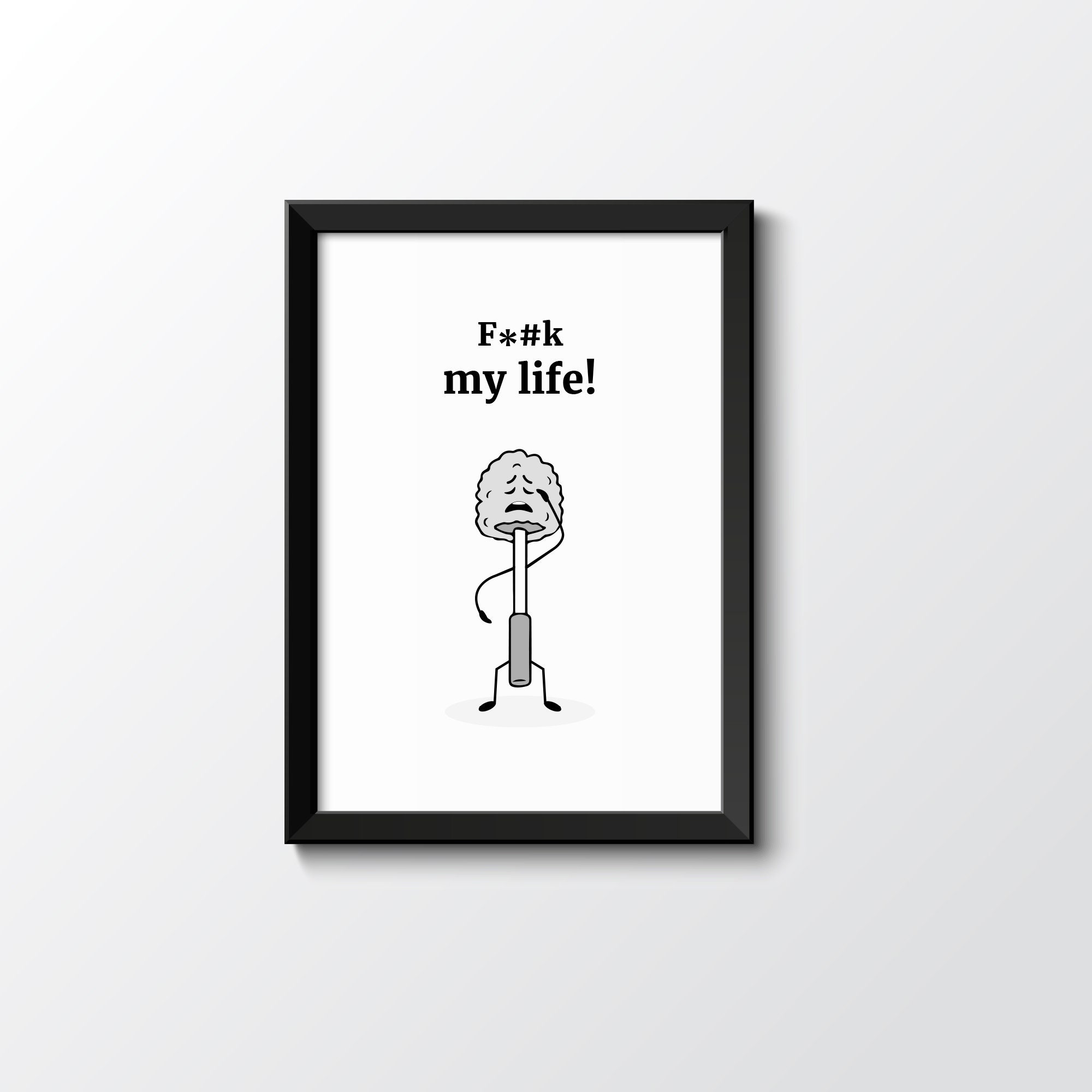 Funny Toilet Bathroom Print Poster Wall Art A3 A4 A5 Etsy Uk