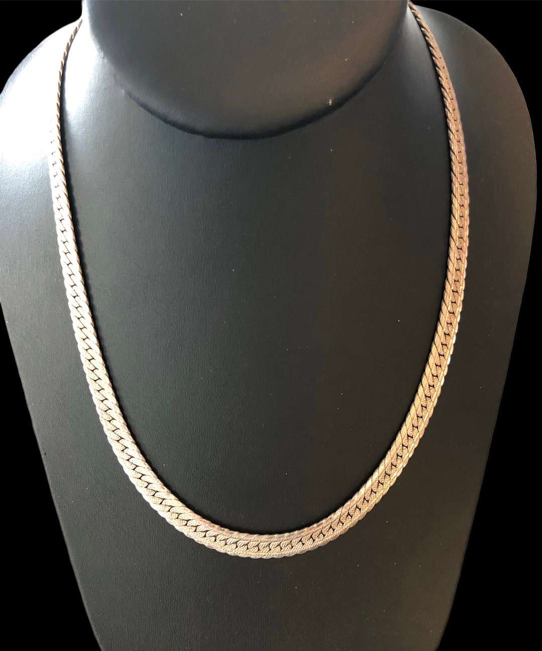 Vintage Napier Silver Necklace, 1970 Napier Pat Pend Chain, Birthday ...