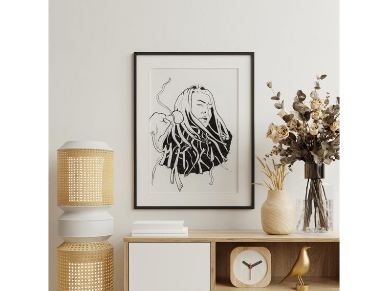 Mitski Poster Printable Art, Mitski Merch, Original Art, Indie Music ...