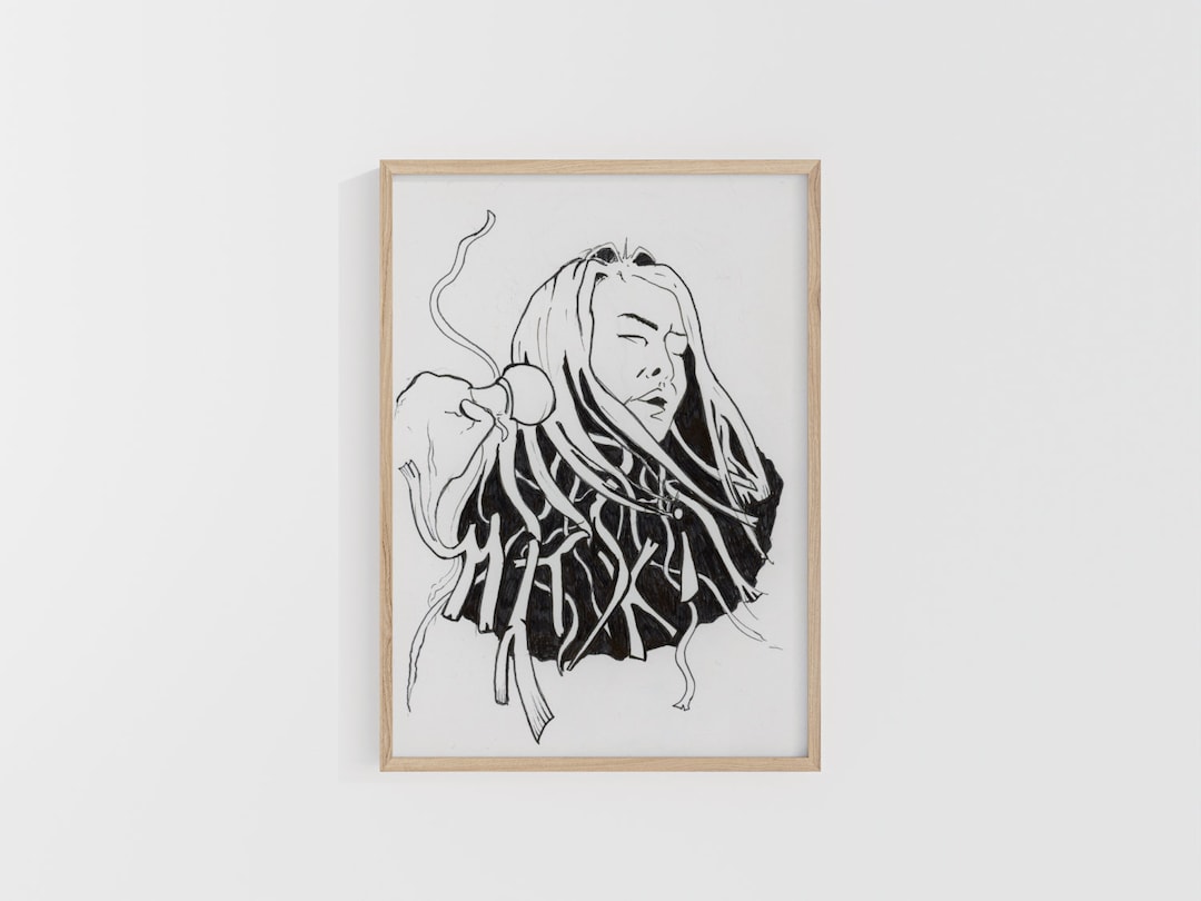 Mitski Poster Printable Art Mitski Merch Original Art Indie Music Fan ...