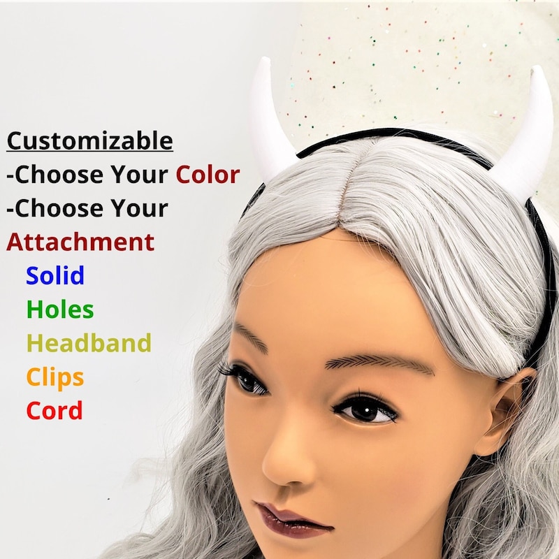 Devil Costume Horns - Etsy