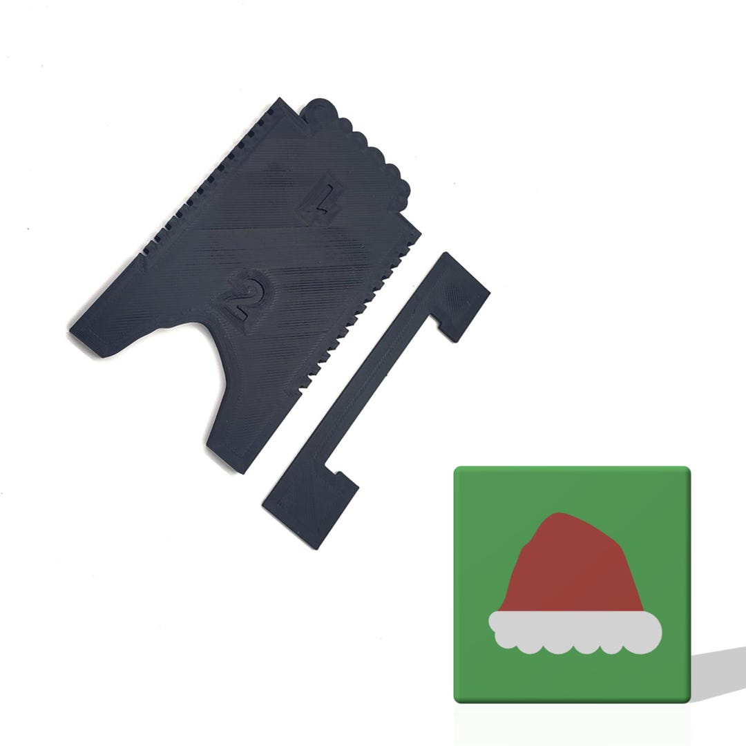 Santa Hat Soap Scraper, Cold Process Soap Shaper, 5mm Increments, 3D ...