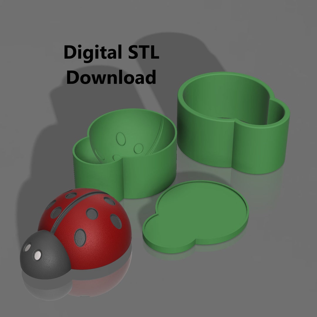 Lady Bug Bath Bomb Mold STL File, FDM Printer (digital Download) - Etsy