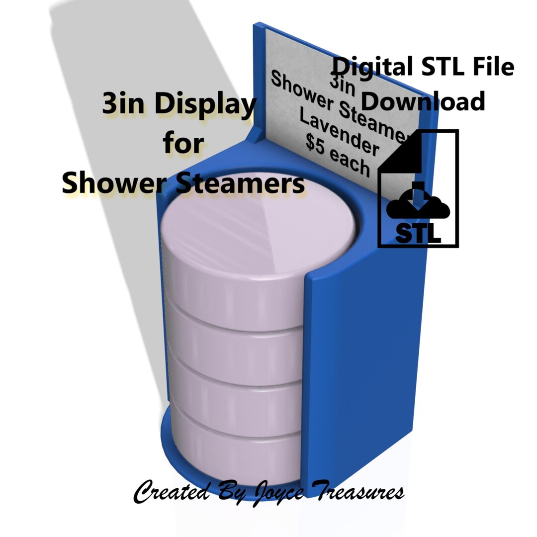 STL File Shower Steamer Display for 3in Shower Steamers, Shower Steamer ...