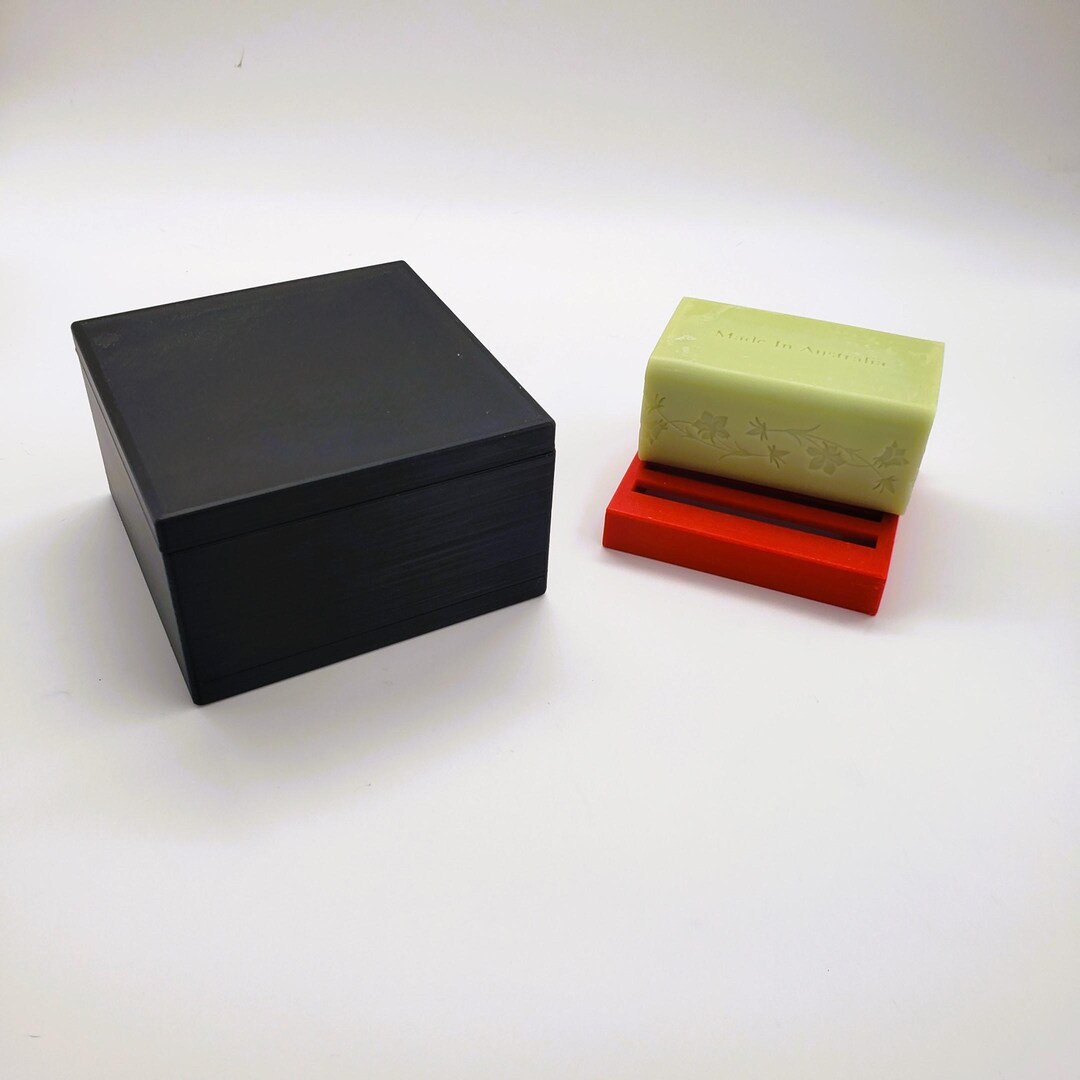 3.5in Travel Soap Bar Box, Travel Storage, Square Soap Bar Container ...