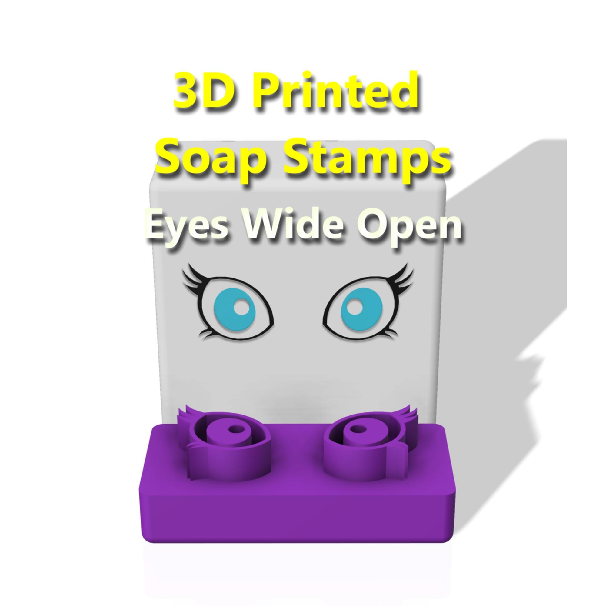 Soap Stamp Eyes Wide Open Soap Stamp, Eyes Polymer Clay Stamp, Eyes ...