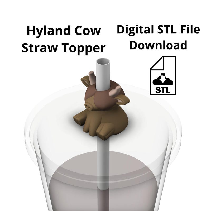 Straw Buddy Stl Digital File - Etsy
