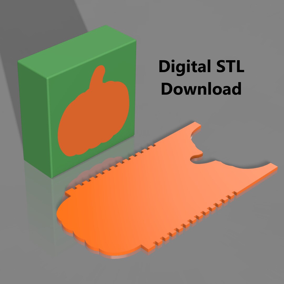 Pumpkin Soap Scraper STL File for 2.5in Square Soaps (digital Download ...