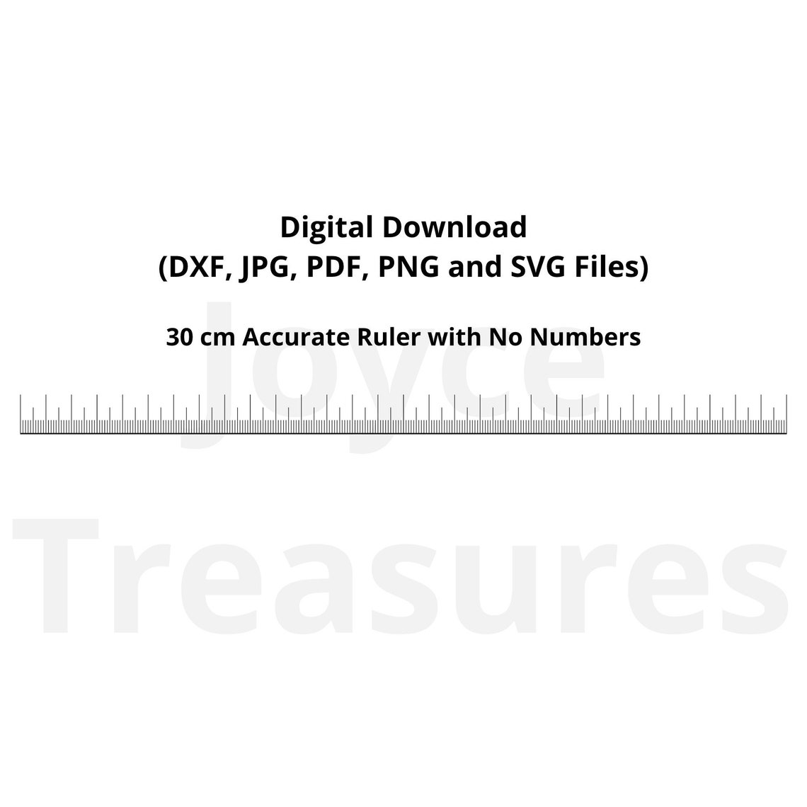 30 cm Accurate Ruler DXF Jpg Png SVG and PDF Files | Etsy