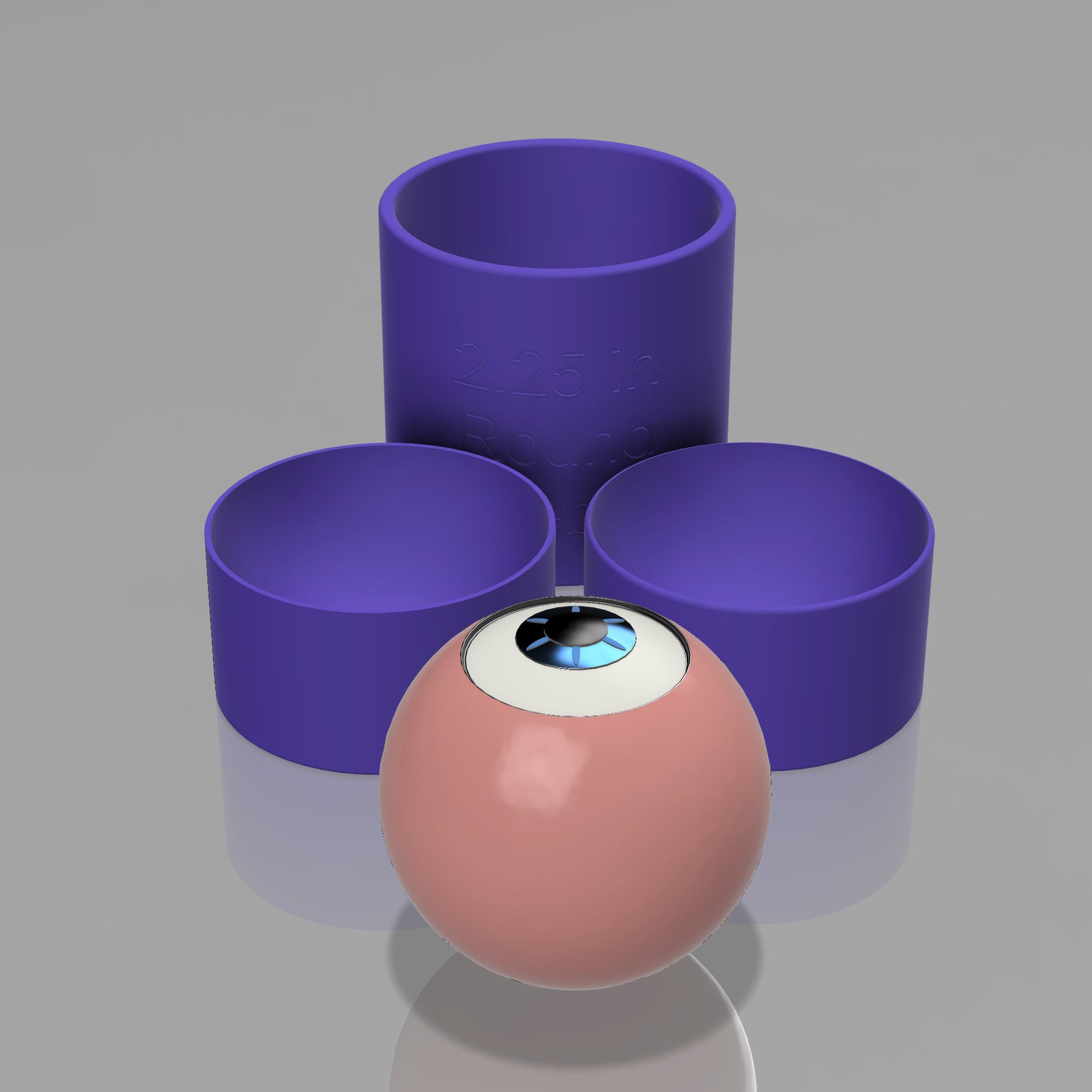 STL File for Bath Bomb 2.25 Inch Round EYEBALL Bath Bomb Mold - Etsy