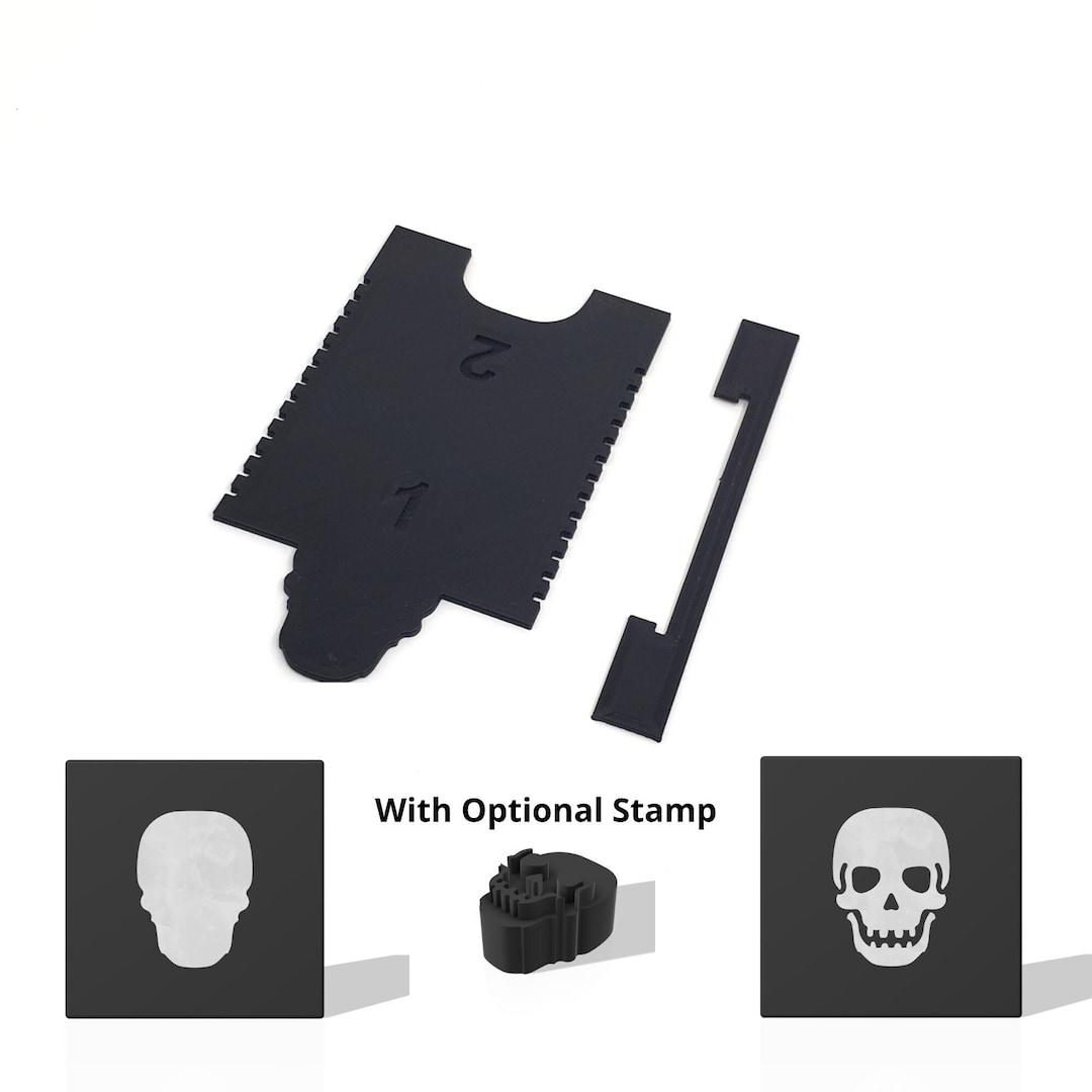 Soap Scraper Skull W/ Optional Stamp, Skull Top Soap Scraper W/ Skull ...