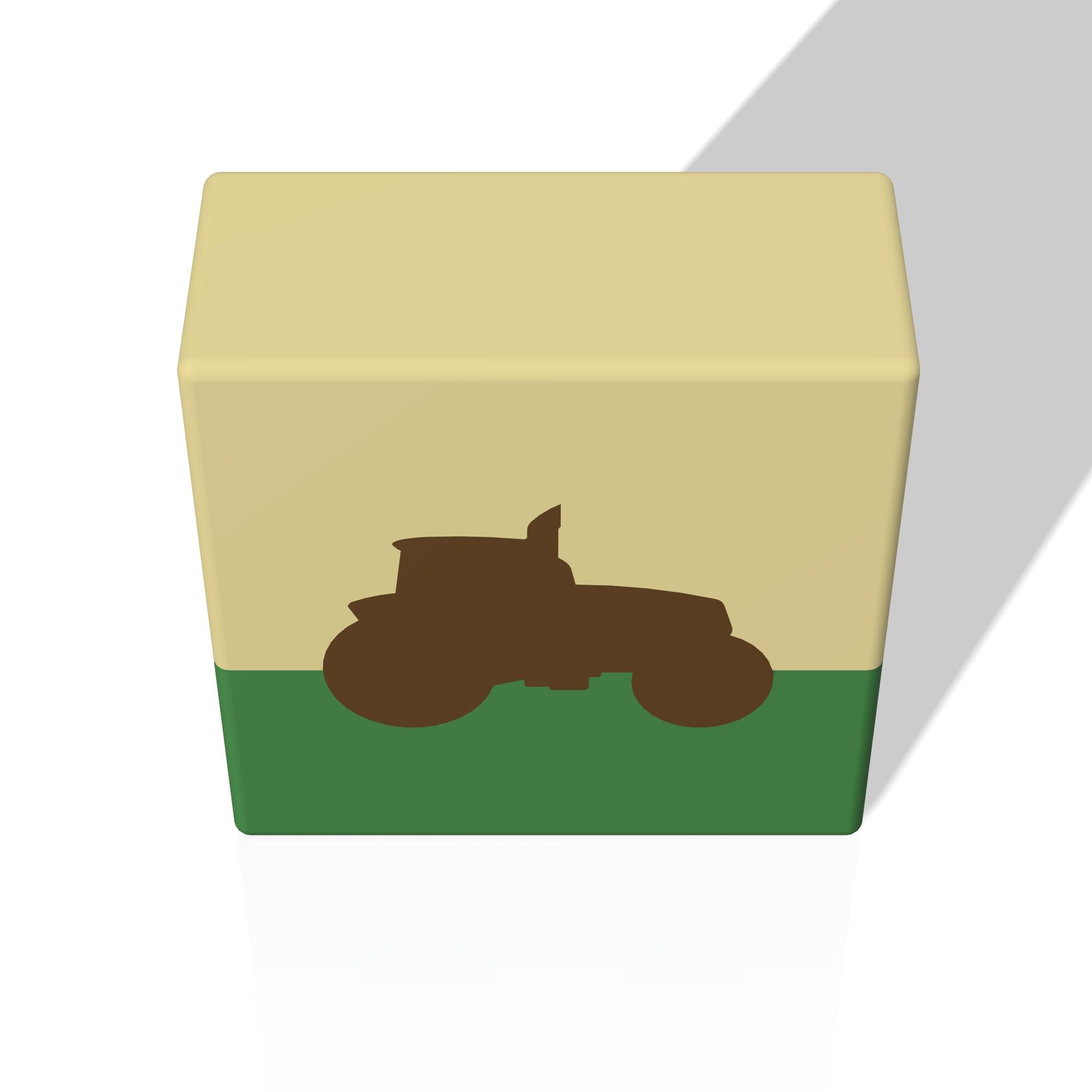 Tractor Soap Scraper STL File, 2.25in, Farmer Soap (digital Download ...