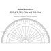 Protractor Dxf, Jpg, Png, Svg and Pdf Files, Accurate No Numbers - Etsy