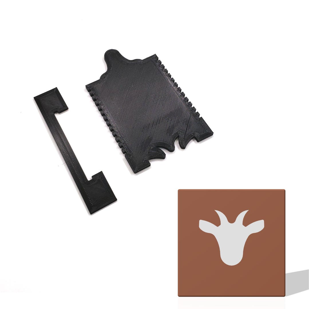 Two Sided Goat Head Soap Scraper Shaping Tool for Cold Process Soap W ...