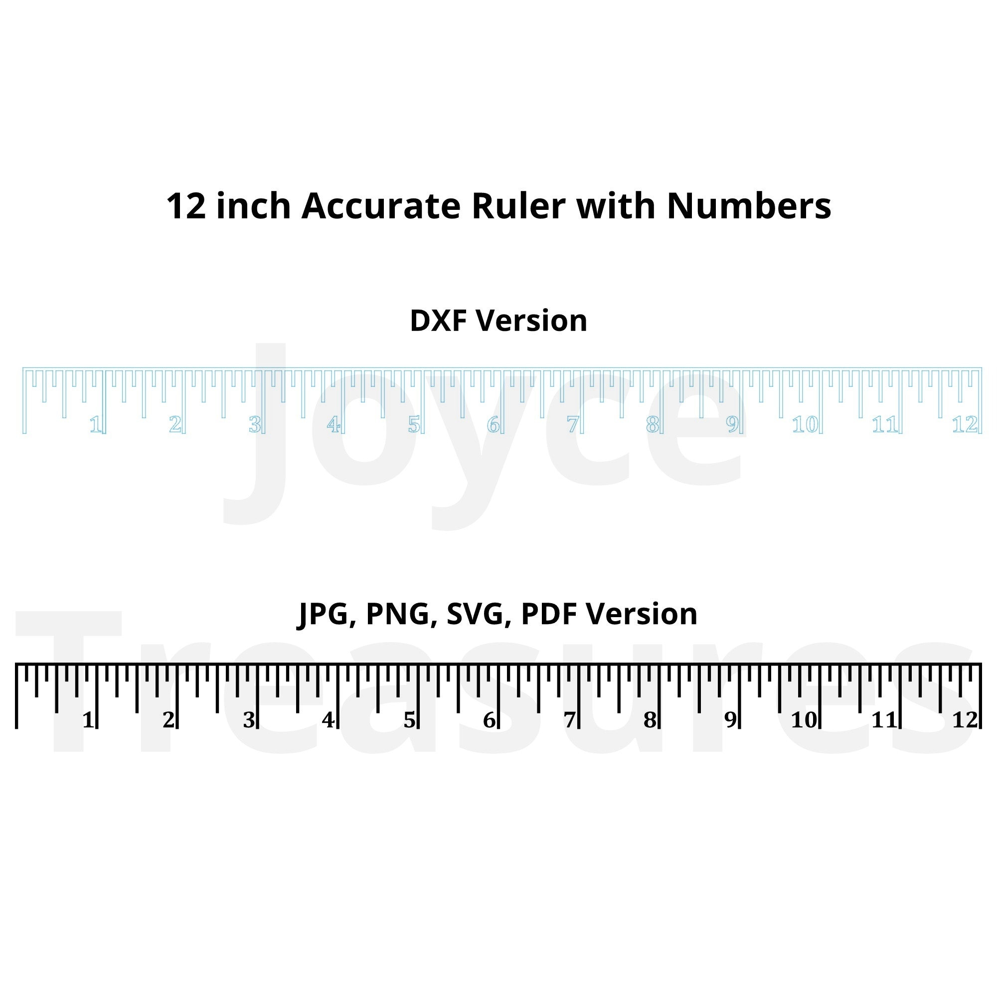 12 Inch Ruler Png