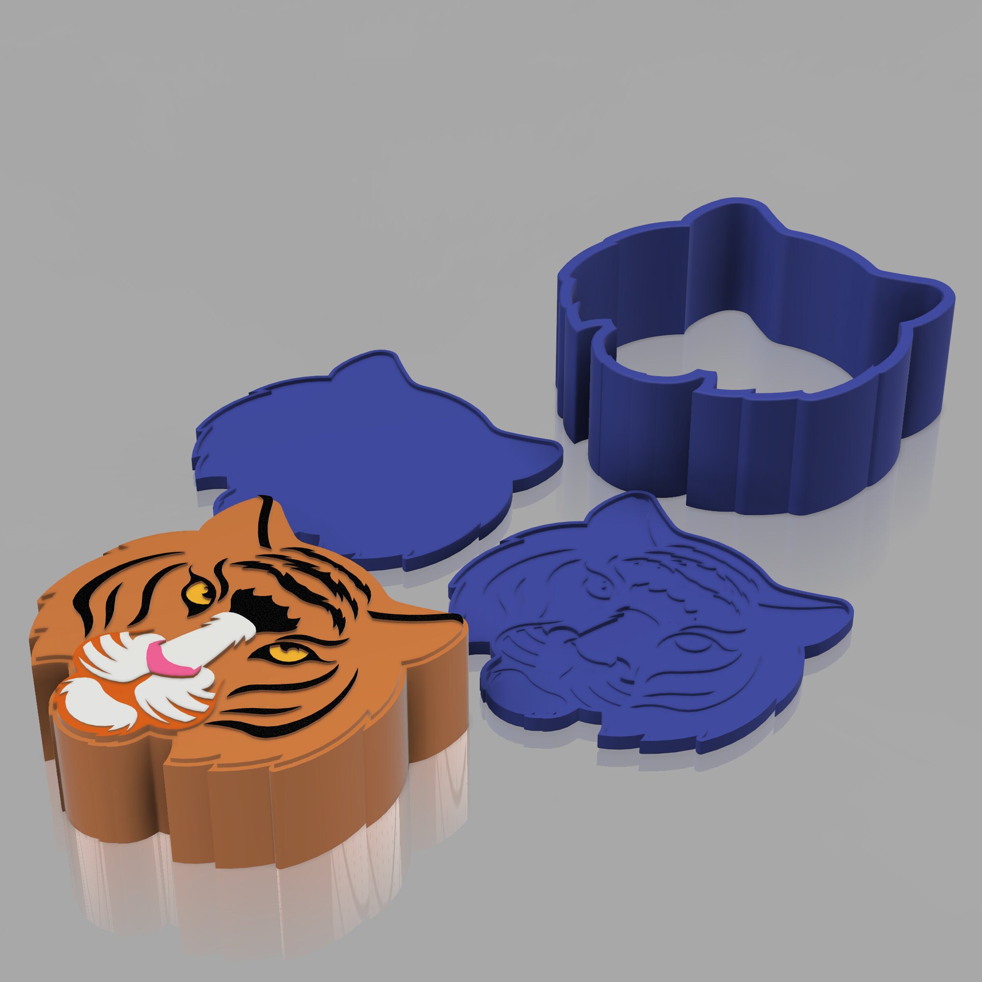 3D Printed Tiger Bath Bomb Mold Year of the Tiger Bathbomb - Etsy