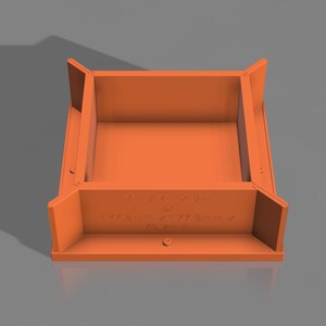 Square Mold Housing STL, 7 in X 7 in X 3 in Reusable Mold Housing W ...