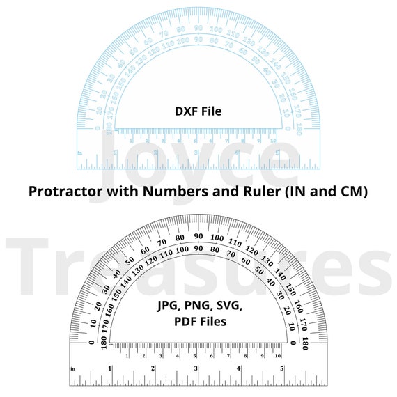 Ruler And Protractor Print Outs