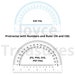 Protractor Accurate With Inch and Cm Ruler Dxf, Jpg, Png, Svg and Pdf ...