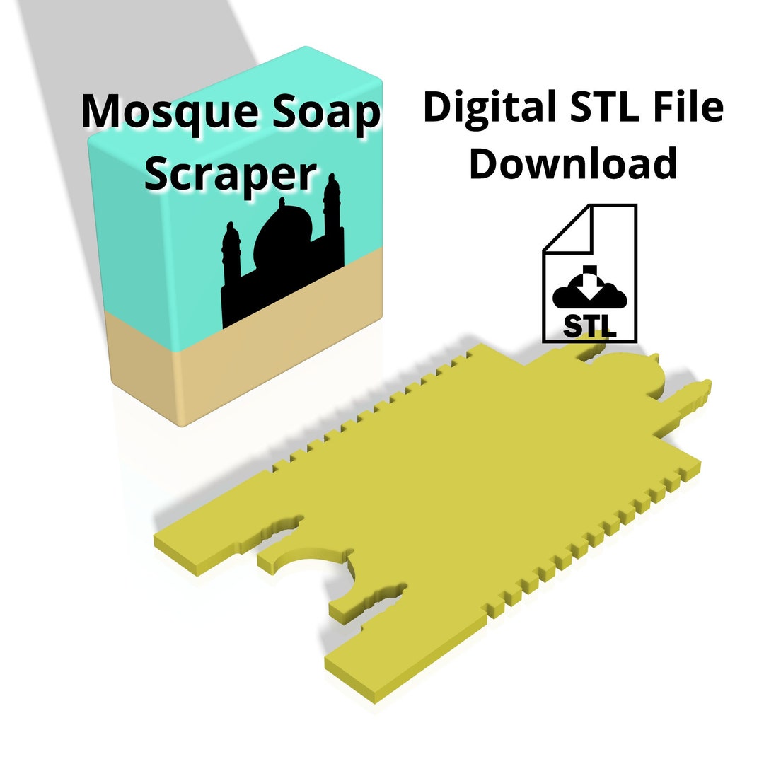 STL File 2.5in Desert Palace Soap Scraper Shaping Tool for Cold Process ...