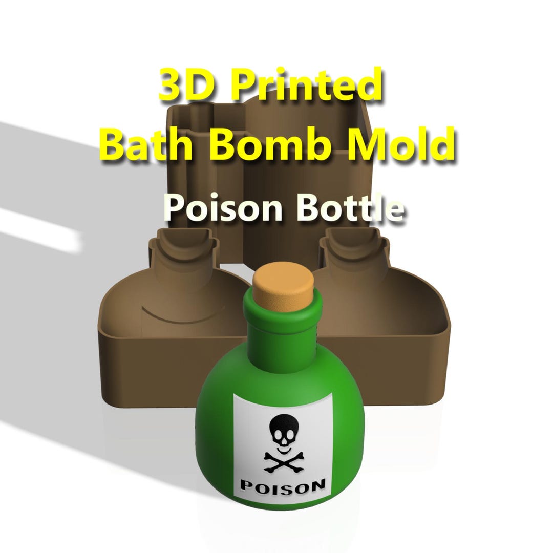 Poison Bottle Bath Bomb Mold, Witches Brew - Etsy