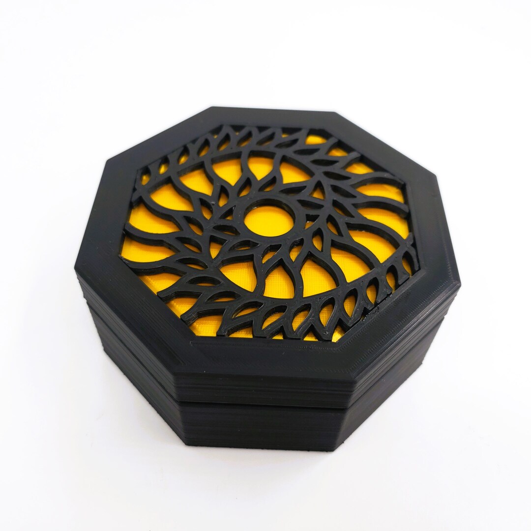 Sun Spiral Hexagon Box, Keepsake Box, Customizable - Etsy