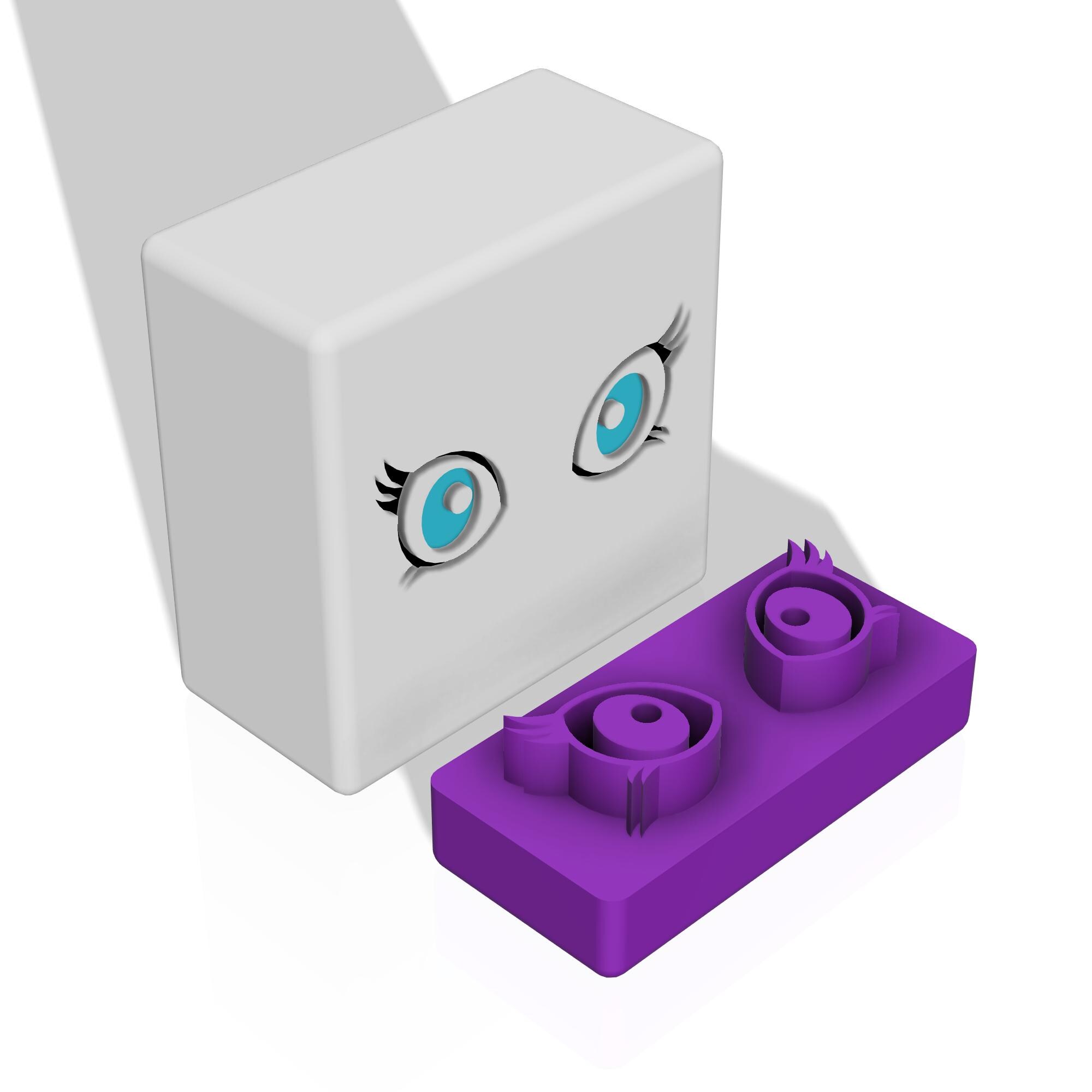 Soap Stamp Eyes Wide Open Soap Stamp, Eyes Polymer Clay Stamp, Eyes ...