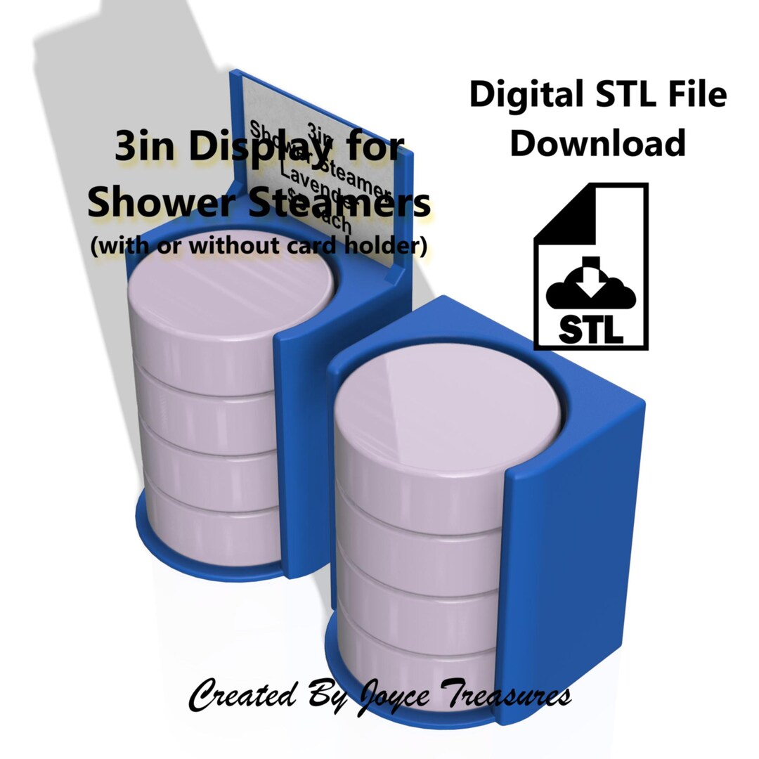 STL File Shower Steamer Display for 3in Shower Steamers, Shower Steamer ...