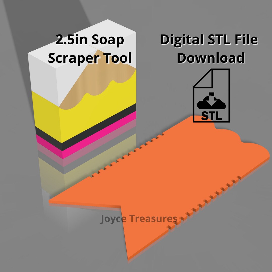Pencil Soap Scraper STL File, 2.5in Shaping Tool (digital Download) - Etsy