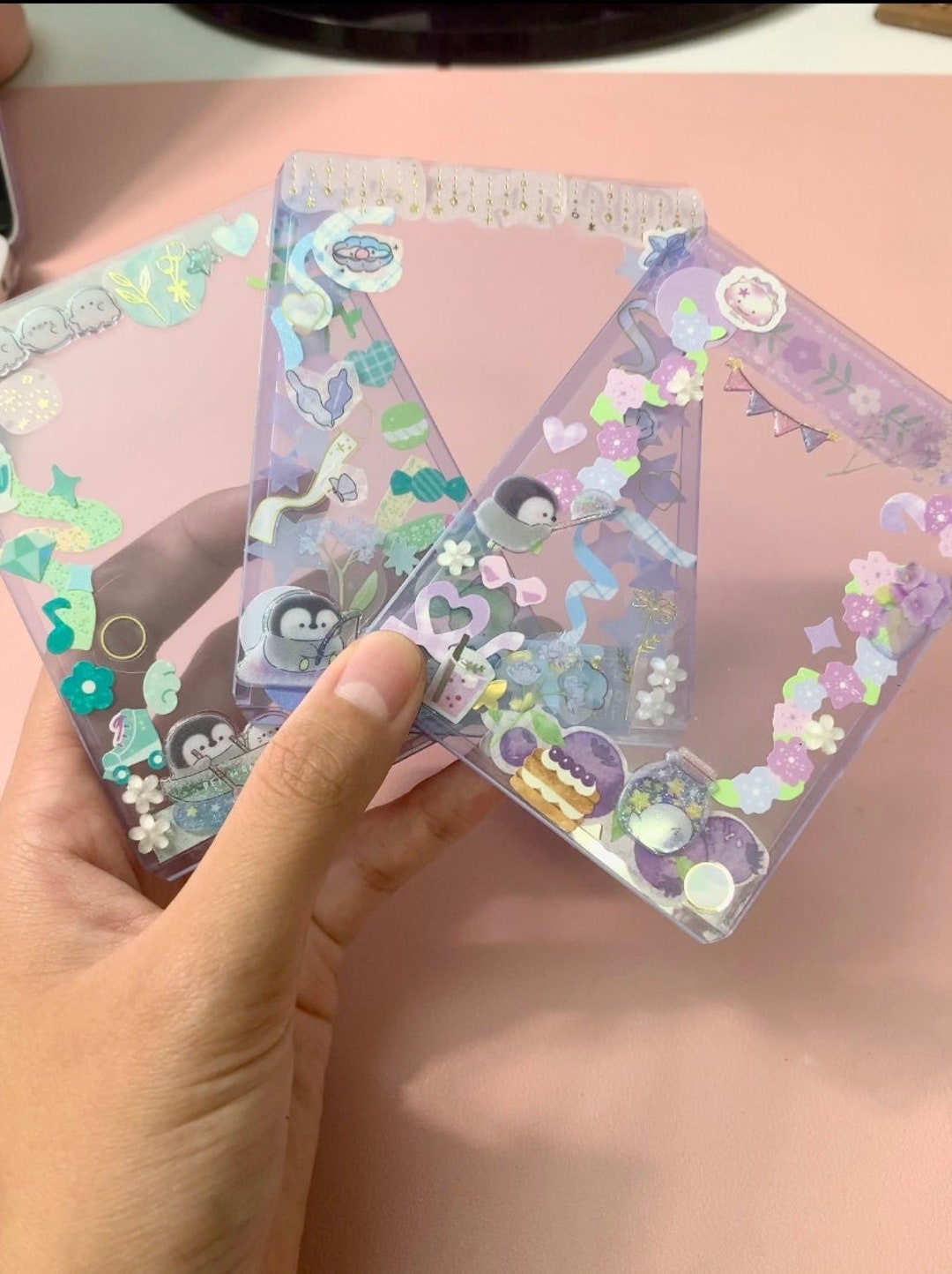 K-pop Custom Decorated Toploader - Etsy