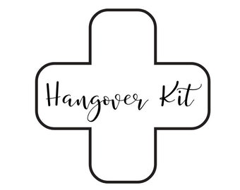 Hangover Kit Wedding Sign - Etsy