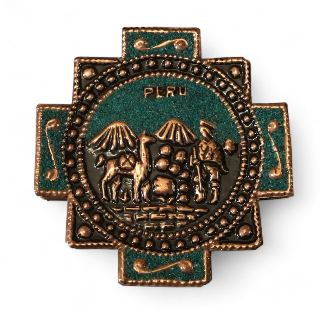 Coaster / Refrigerator Magnet From Peru - Etsy