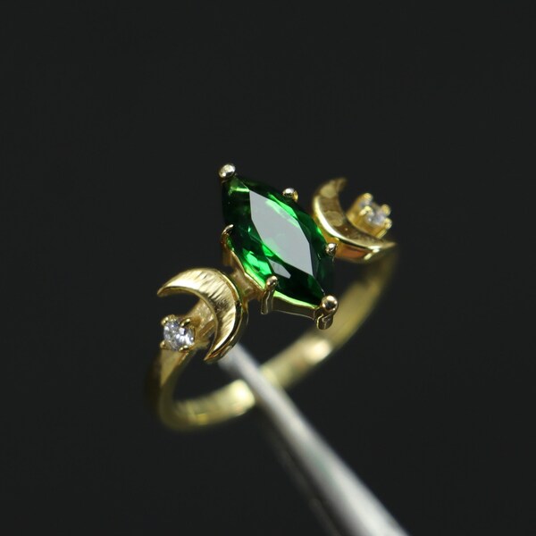 Moon Goddess Ring - Etsy
