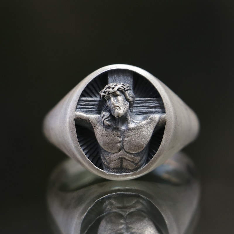 Jesus Ring - Etsy