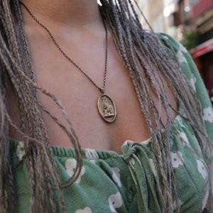 925 Silver Renaissance Moses Sculpture Pendant, Moses Necklace ...