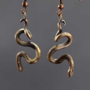 Snake Earring, Snake Jewelry, Snake Pendant, Snake Charm, Serpent ...