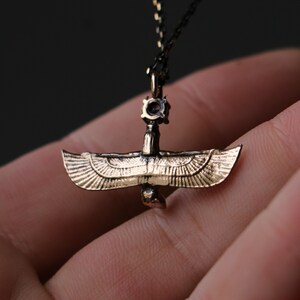 Goddess Isis Pendant, Ancient Mythology Jewelry, Egyptian Necklace ...