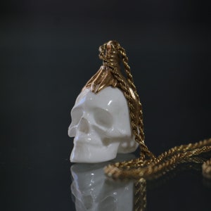 Pearl Skull - Etsy