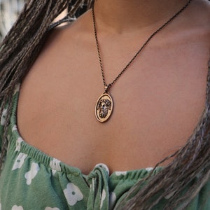 Antique Bronze Zeus Locket Necklace, Greek Mythology Antique Jewelry ...