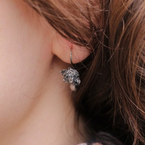 Medusa Earring 925 Silver, Witch Medusa Jewelry, Snake Jewelry ...