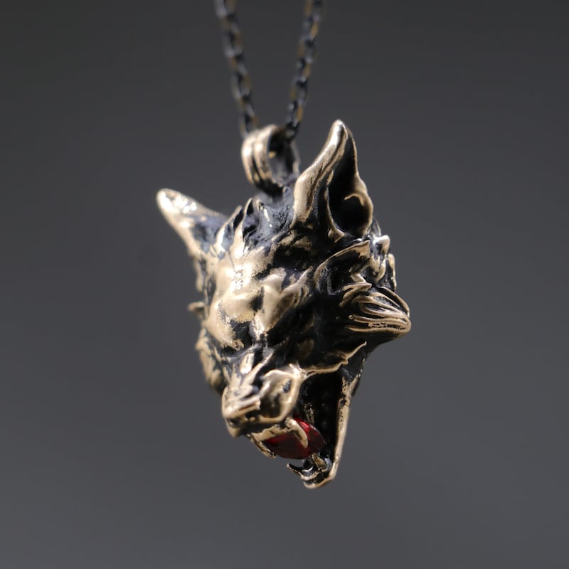 Men's Wolf Chain - Etsy