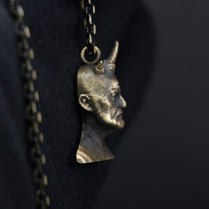 Sigmund Freud Necklace, Bronze Necklace, Gift for Neurologist, Gift for ...