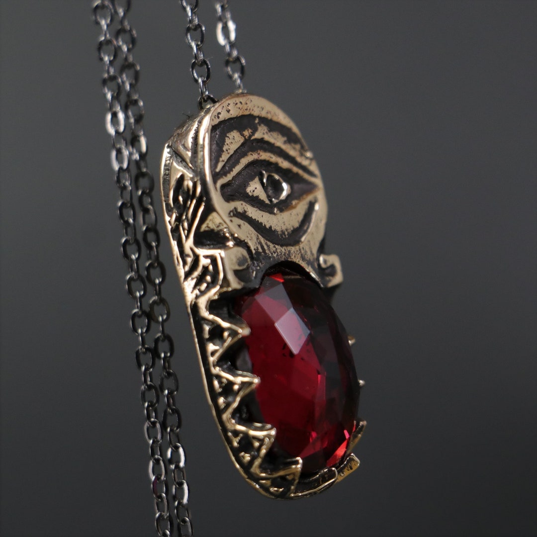 The Eye of Ra Necklace, Eye of Re Necklace, Egyptian Mythology Jewelry ...