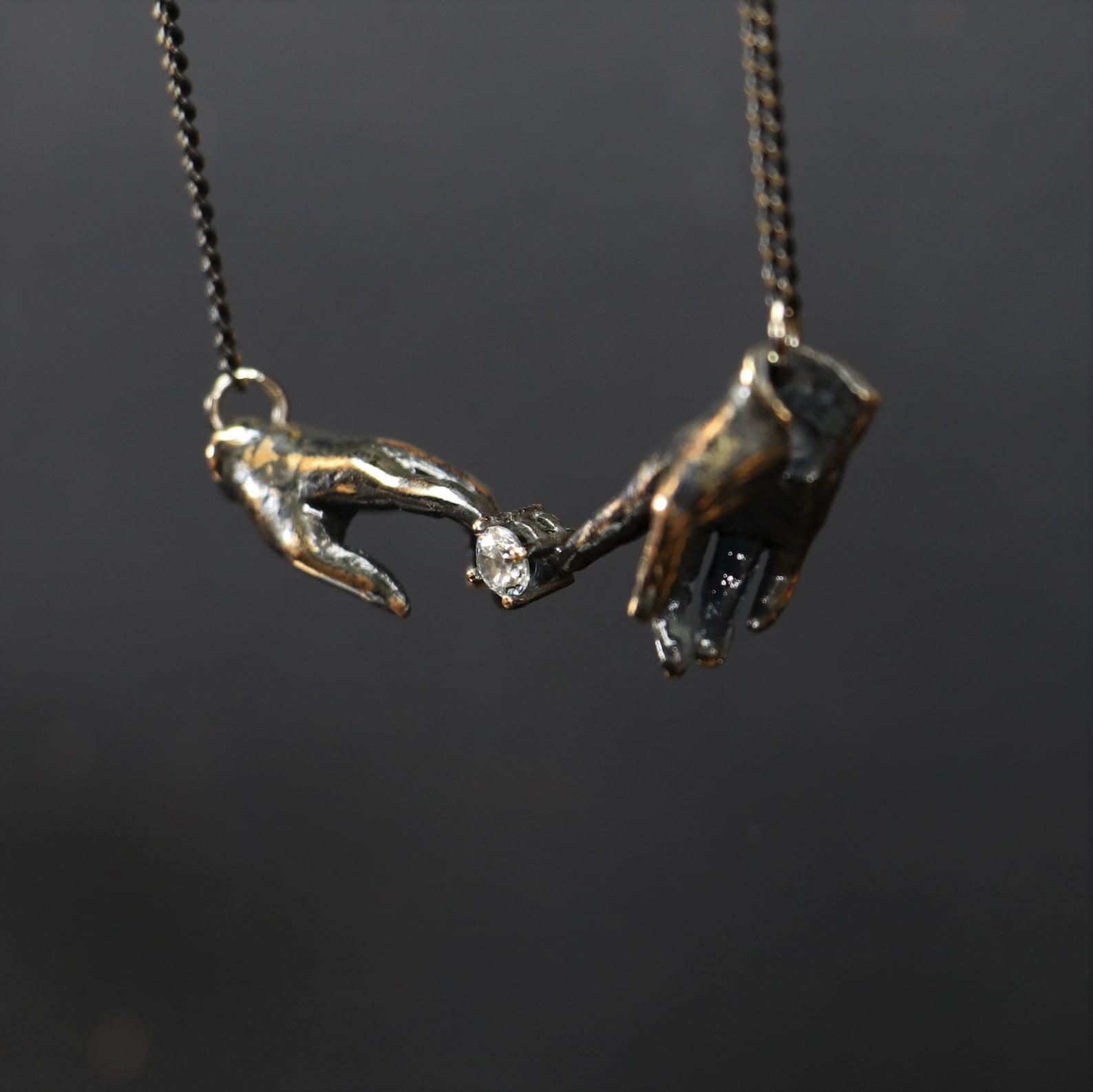 The Creation of Adam Necklace, Michelangelo Art Pendant, Sistine Chapel ...