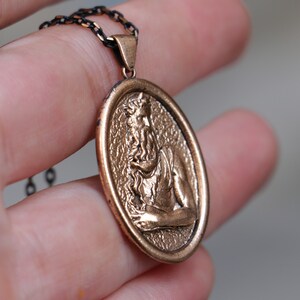 Renaissance Moses Sculpture Pendant, Moses Locket Necklace, Renaissance ...