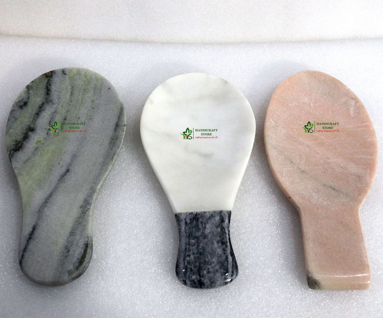 Marble Spoon Holder Marble Spoon Rest in Pink Black & | Etsy